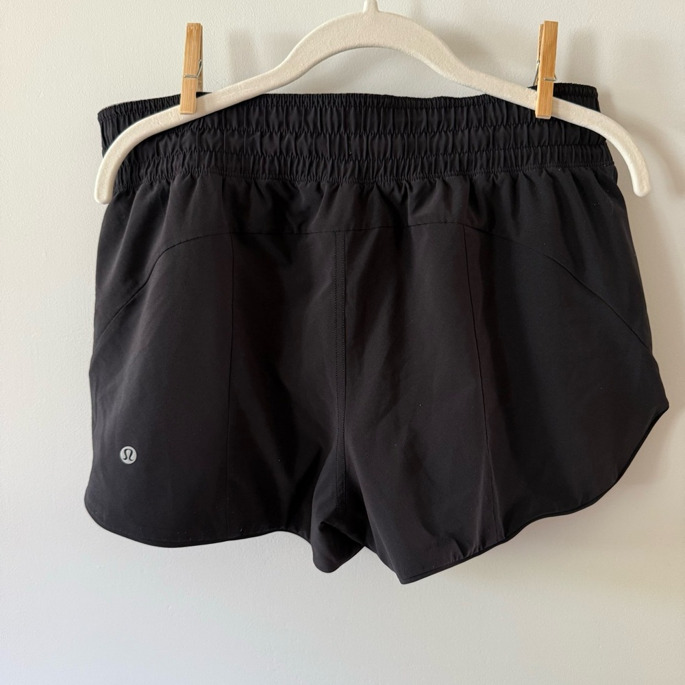 Lululemon Reversible Tracker Shorts, Black And Grey - Gem